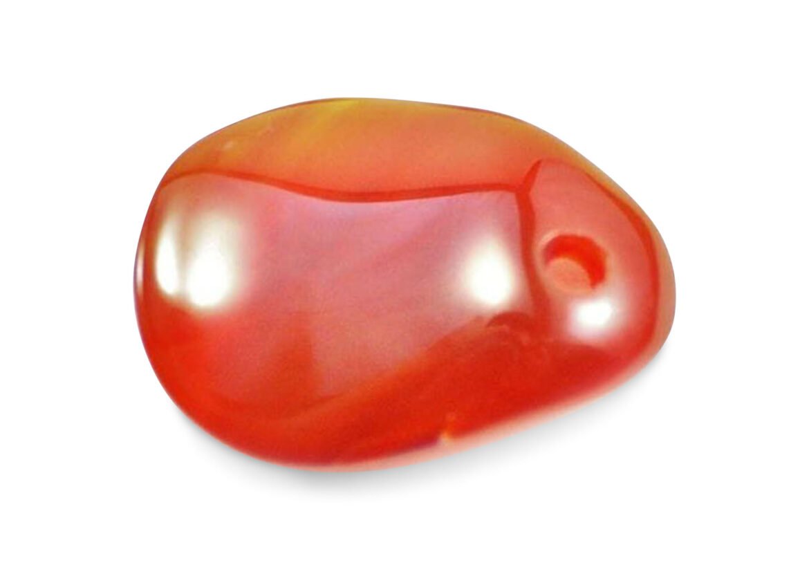 Carnelian Crystal Dog Tag Pendant - Crystal Dreams World