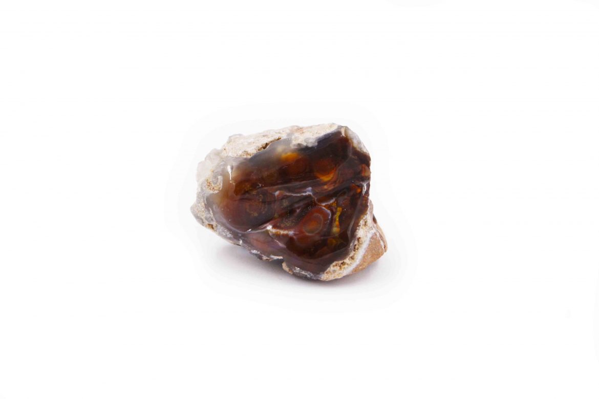 Fire Agate Rough Natural Crystal - Crystal Dreams World