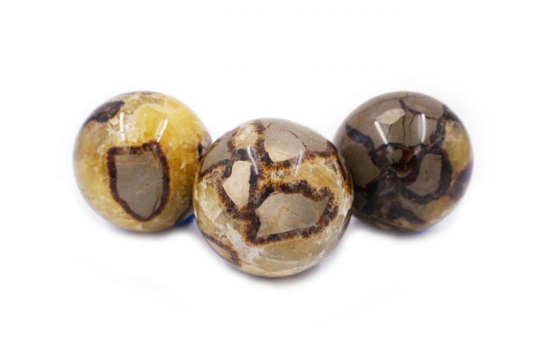 Septarian Sphere (M) Polished - Crystal Dreams World