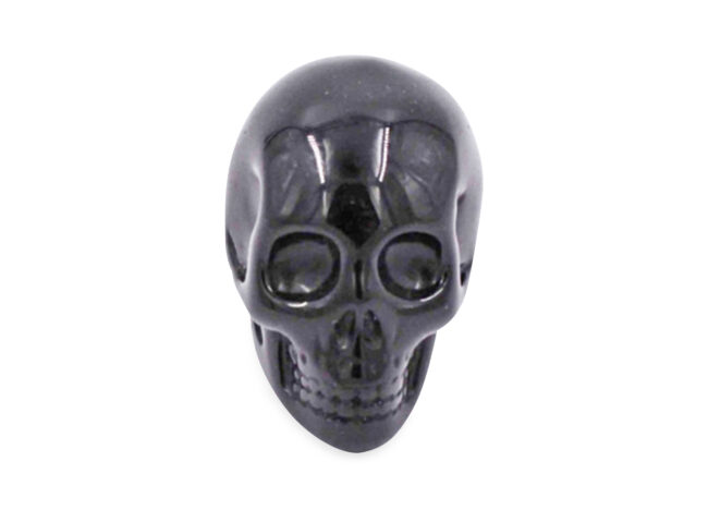 Mahogany Obsidian Skull Carved by Hand - Crystal Dreams World