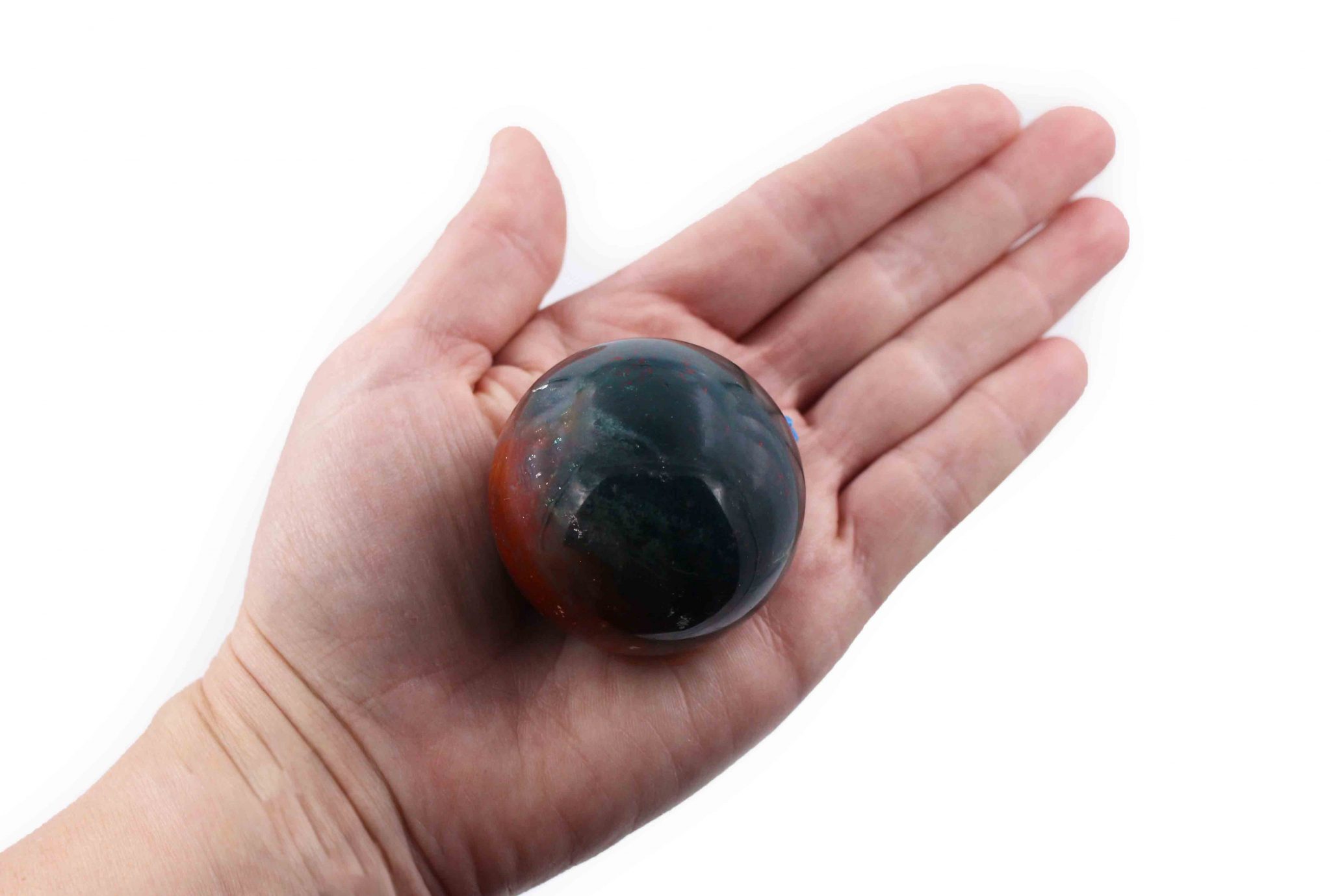 Bloodstone Sphere Polished - Crystal Dreams World
