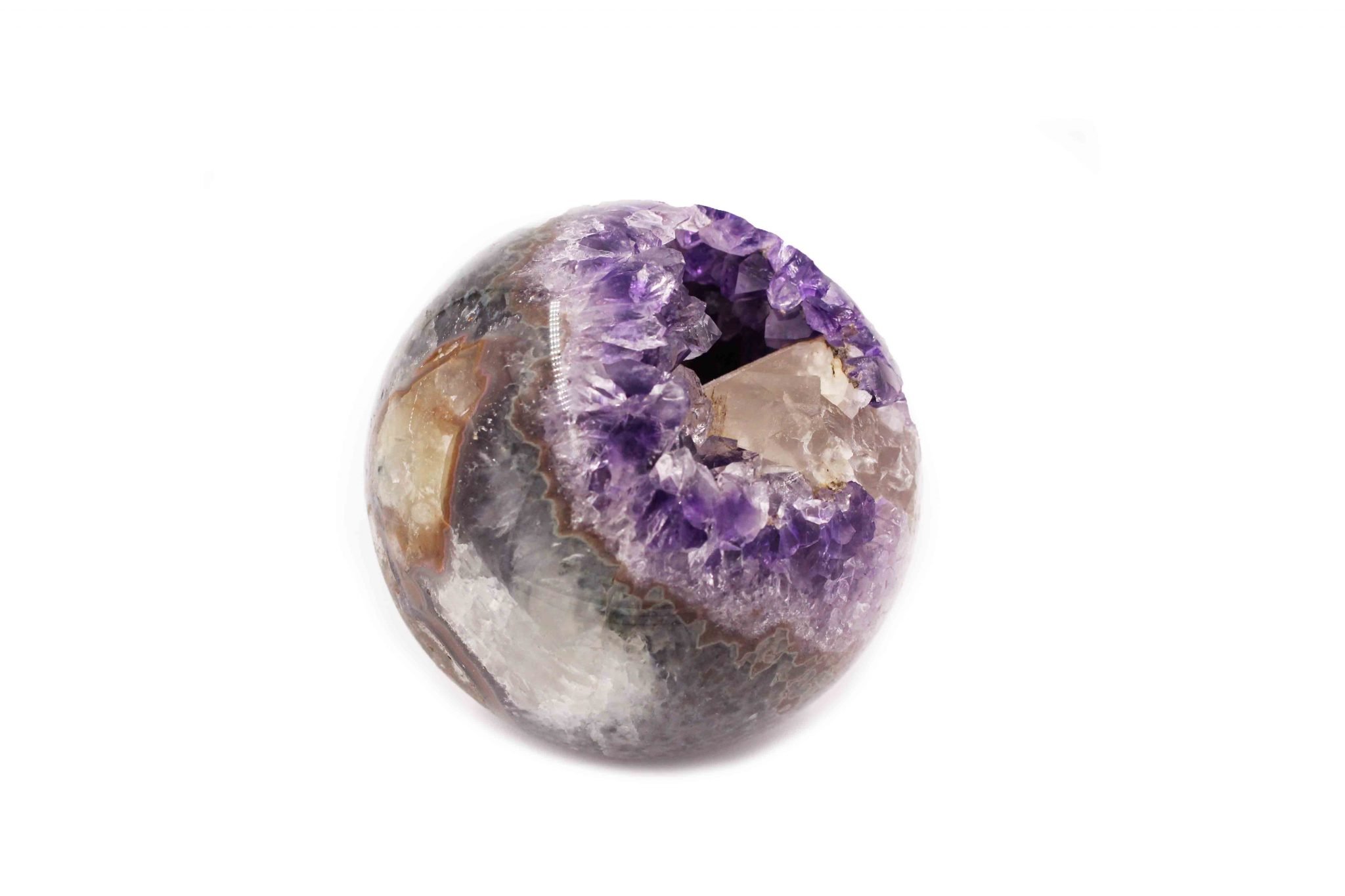 Amethyst Geode Sphere - Crystal Dreams World