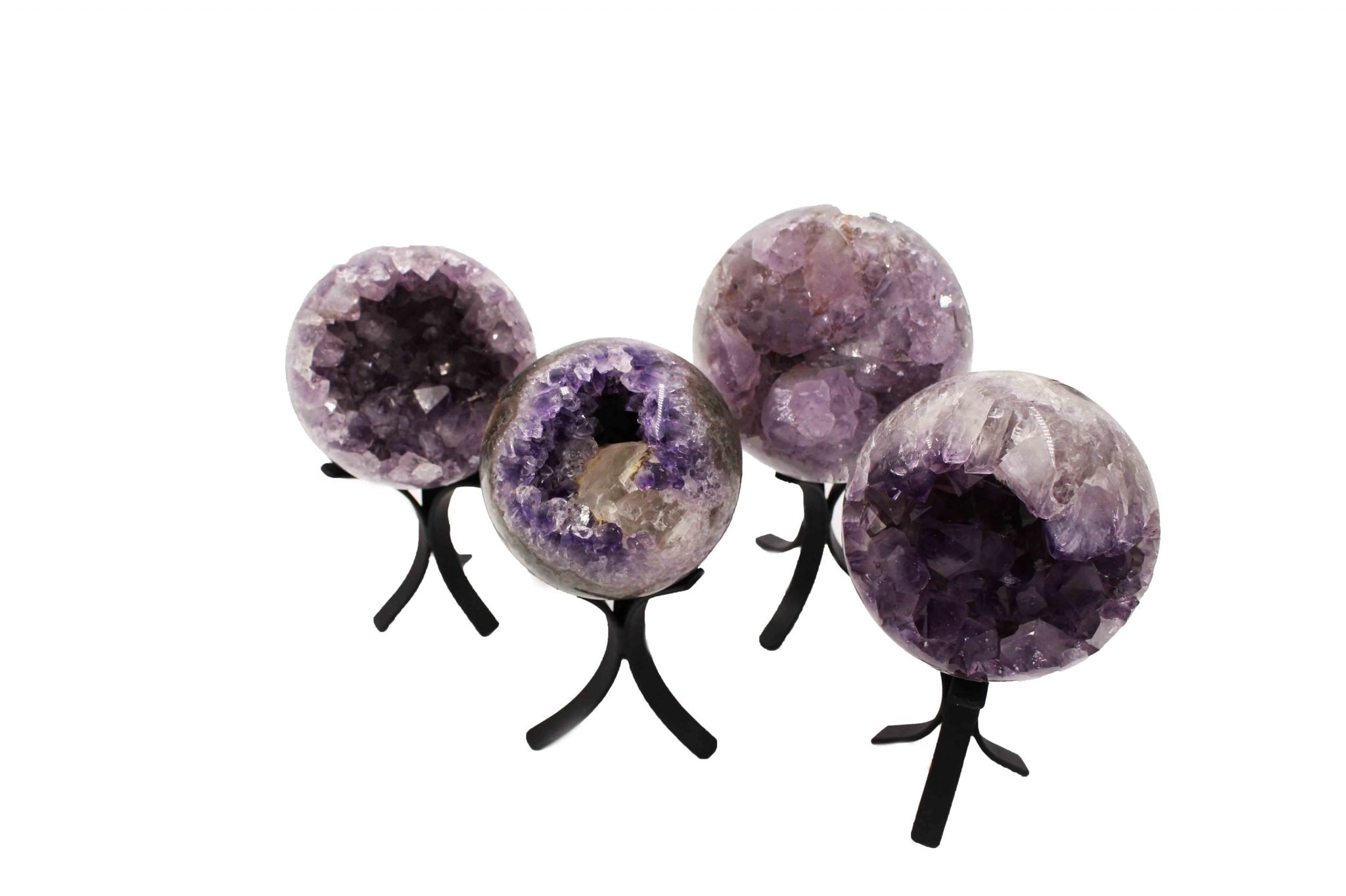 Amethyst Geode Sphere - Crystal Dreams World