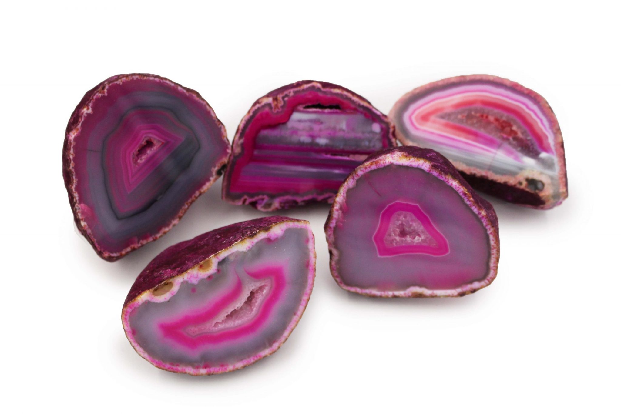 Enhanced Agate Geodes "Pink" - Crystal Dreams World