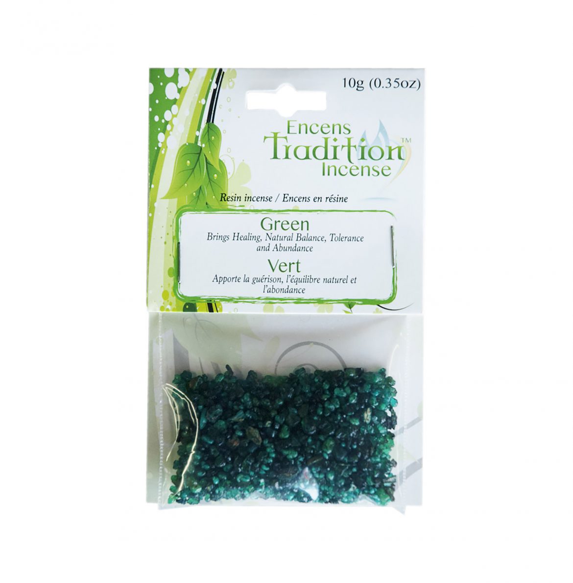 Resin Green Incense Tradition - Crystal Dreams World