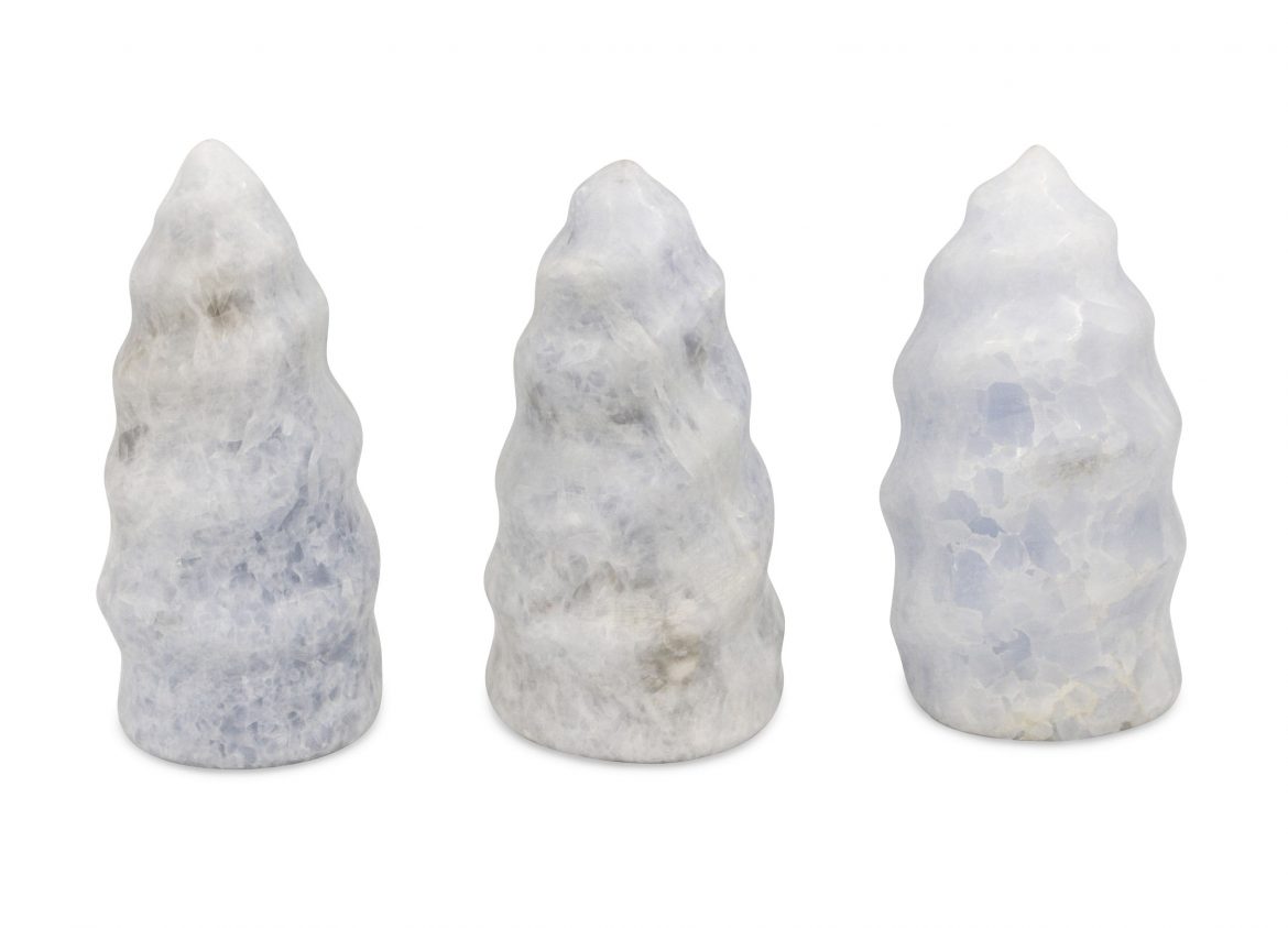 Blue Calcite Flame - Crystal Dreams World