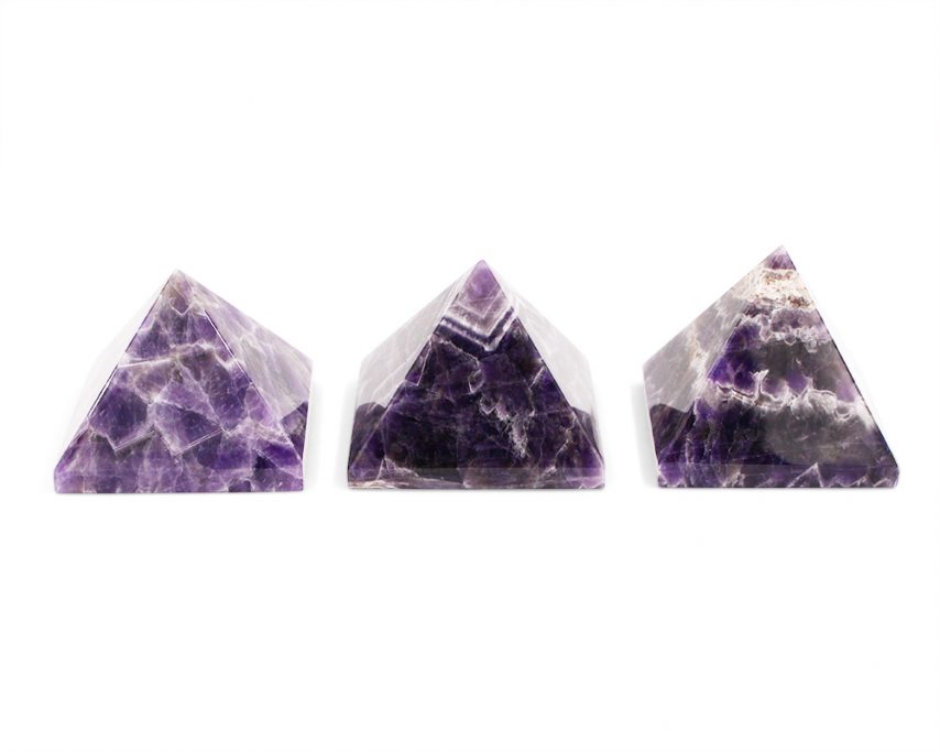 Amethyst Dream Chevron Pyramid - Crystal Dreams World