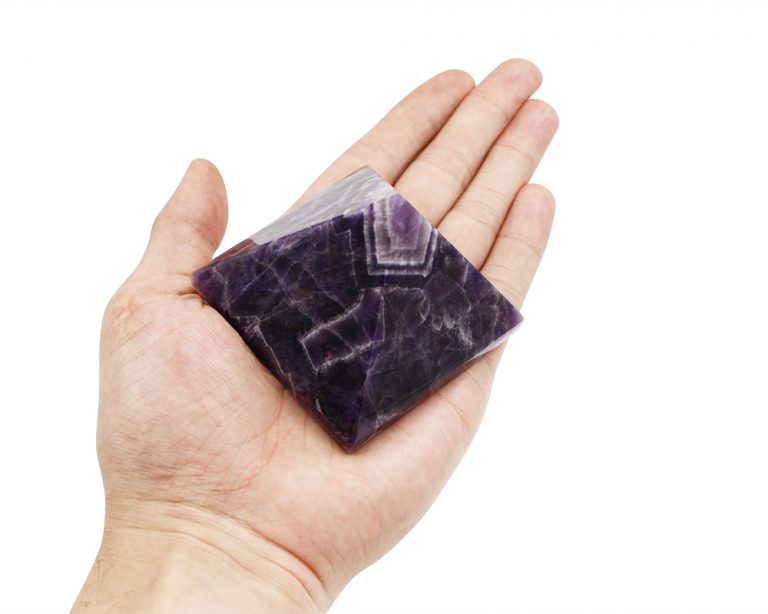 Amethyst Dream Chevron Pyramid - Crystal Dreams World