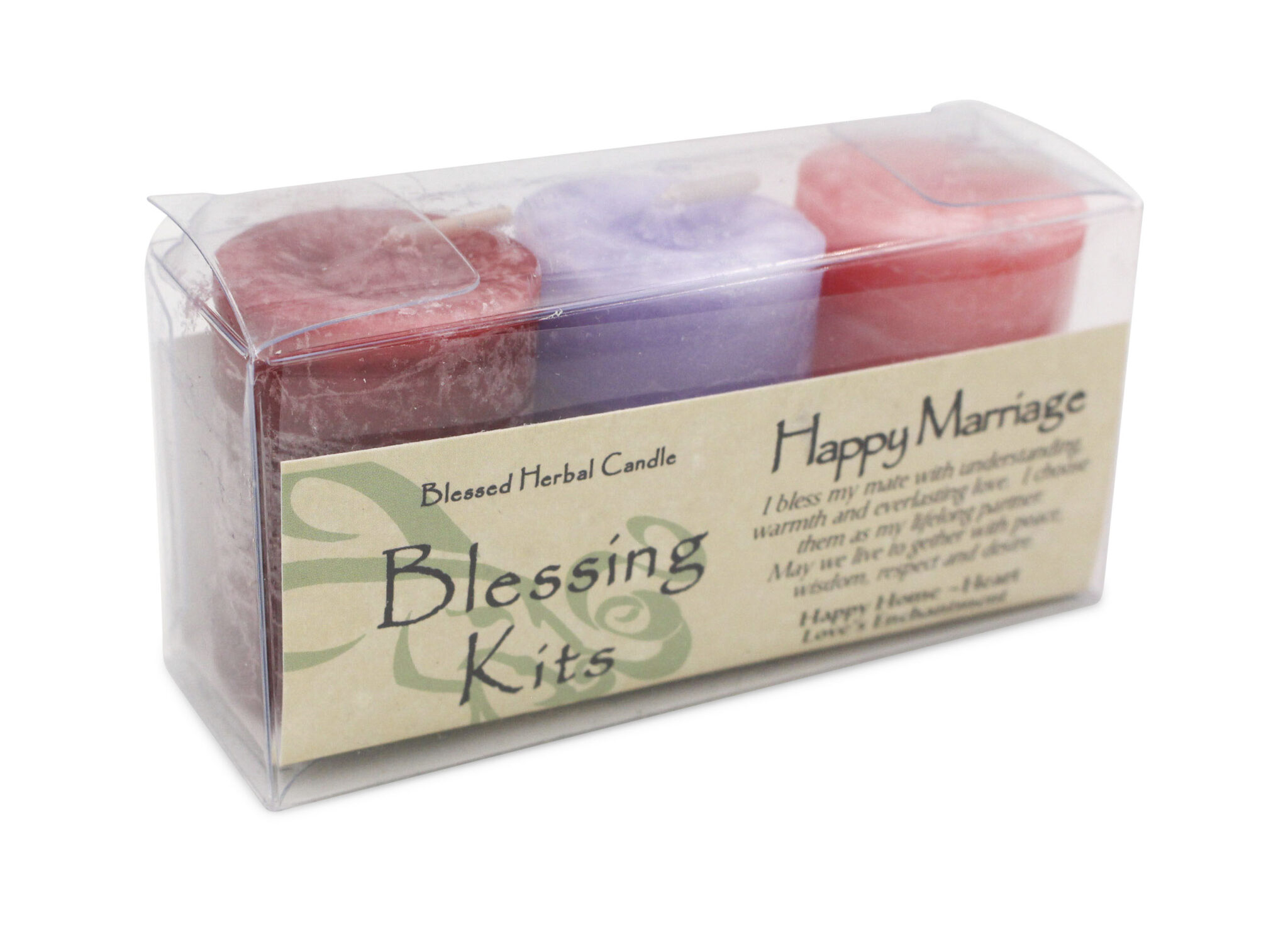 Happy Marriage Blessing Candle Kit - Crystal Dreams World