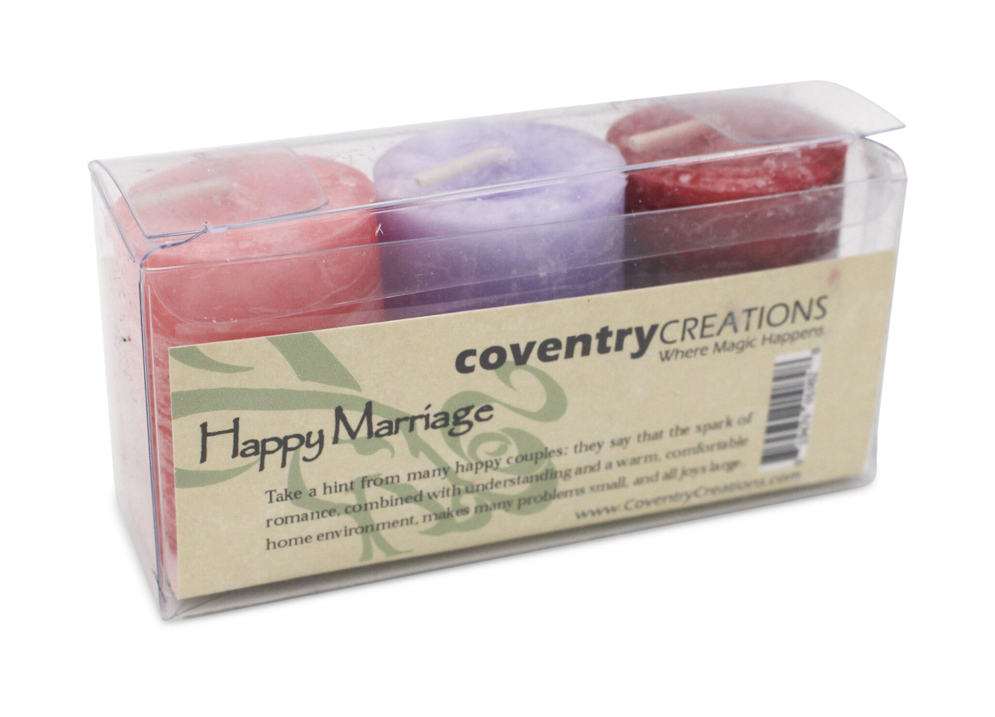 Happy Marriage Blessing Candle Kit - Crystal Dreams World