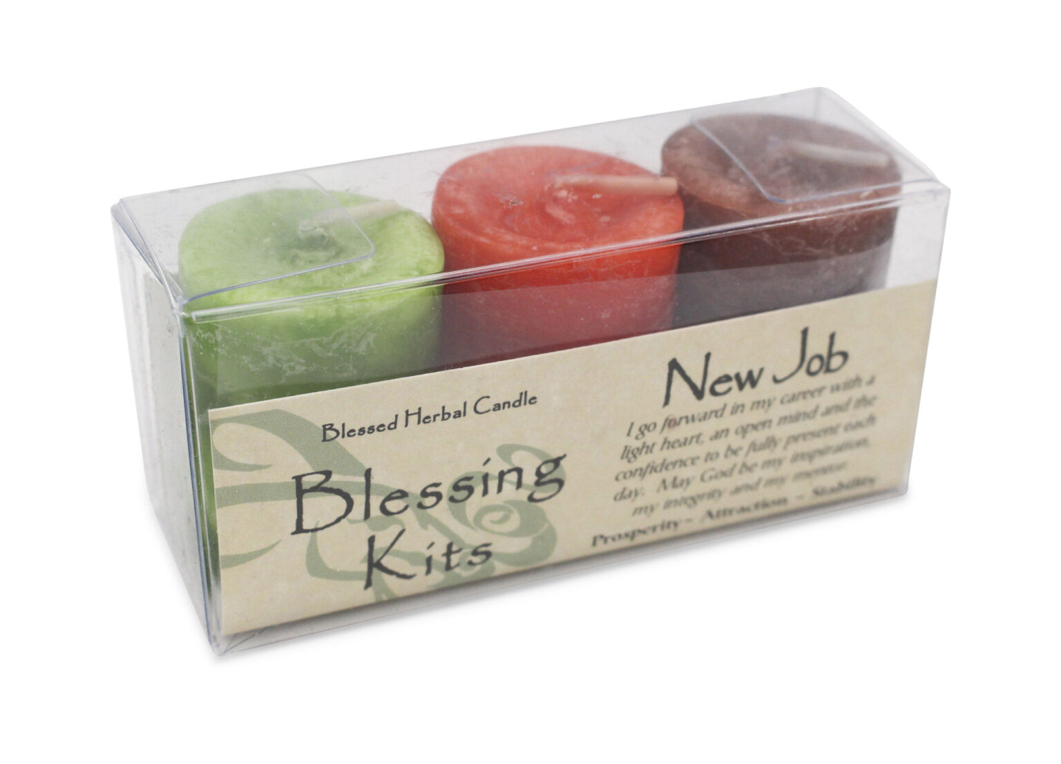 New Job Blessing Candle Kit - Crystal Dreams World