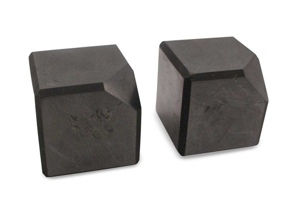 Shungite Corner Self Standing Cube - Crystal Dreams World
