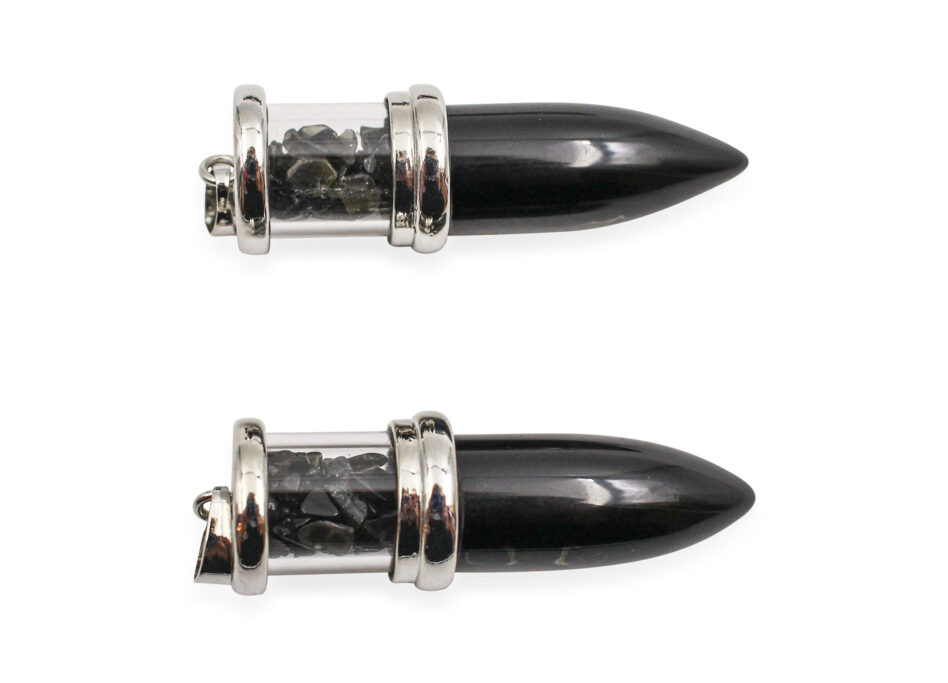 Obsidian Bullet Pendant - Crystal Dreams World