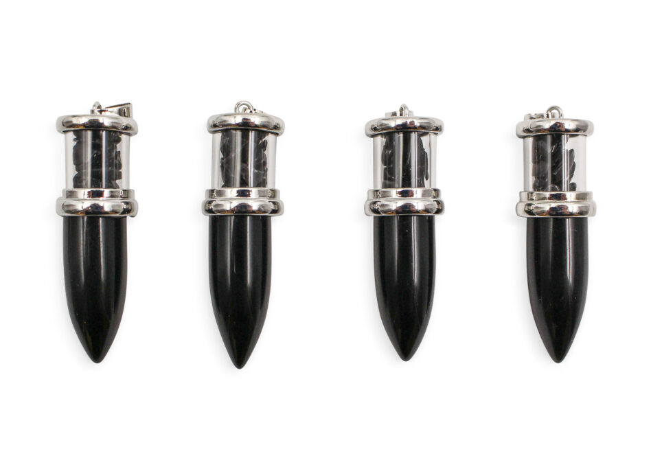 Obsidian Bullet Pendant - Crystal Dreams World