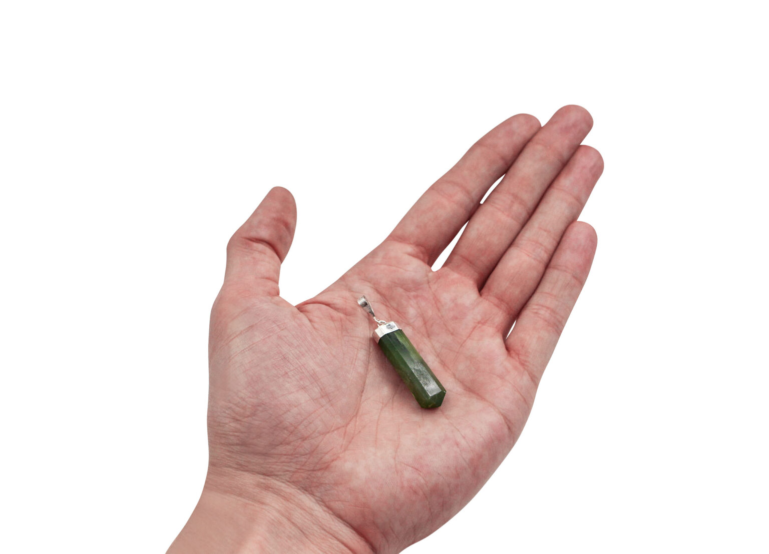 Jade "Cap" Pendant Sterling Silver - Crystal Dreams World