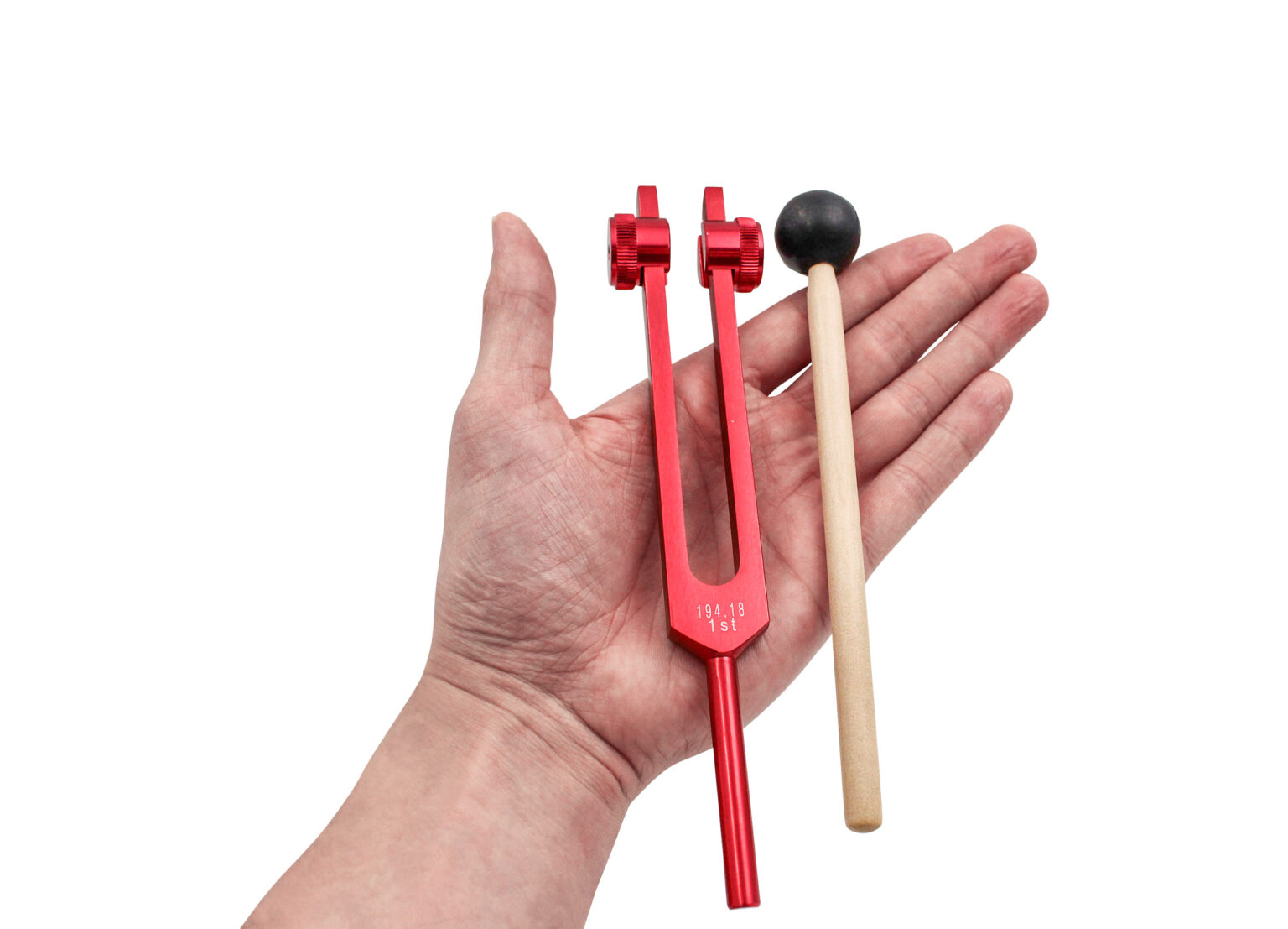 Red Tuning Fork for Root Chakra - Crystal Dreams World