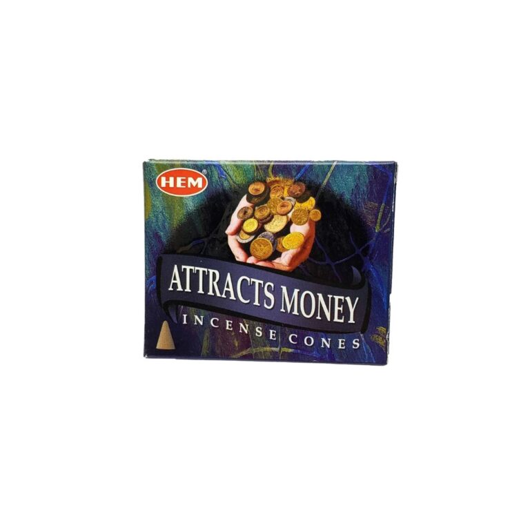 HEM Incense Cones - Attracts Money - Crystal Dreams World